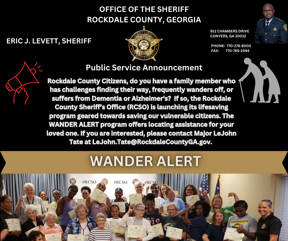 Community Outreach - Rockdale County Sheriff's Office