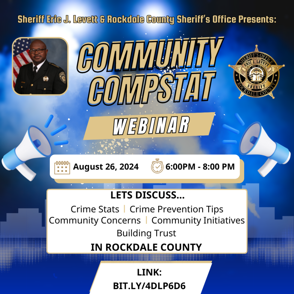 Community CompStat Meeting - Rockdale County Sheriff's Office