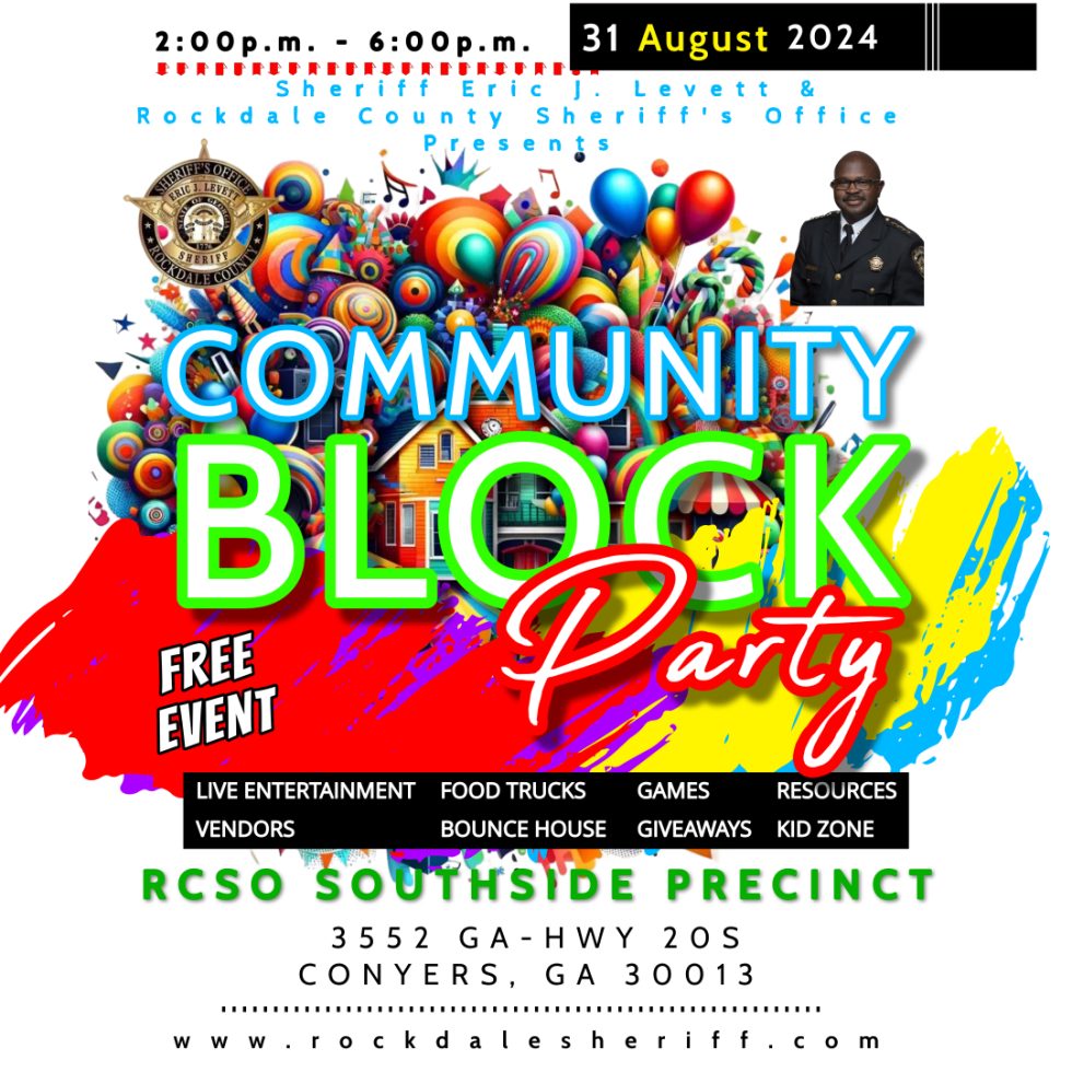 Community Block Party - Rockdale County Sheriff's Office