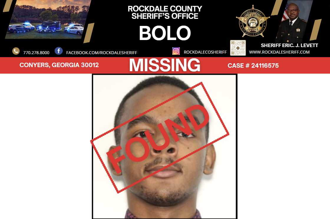 Missing Ryan Alexander Samuels - Rockdale County Sheriff's Office