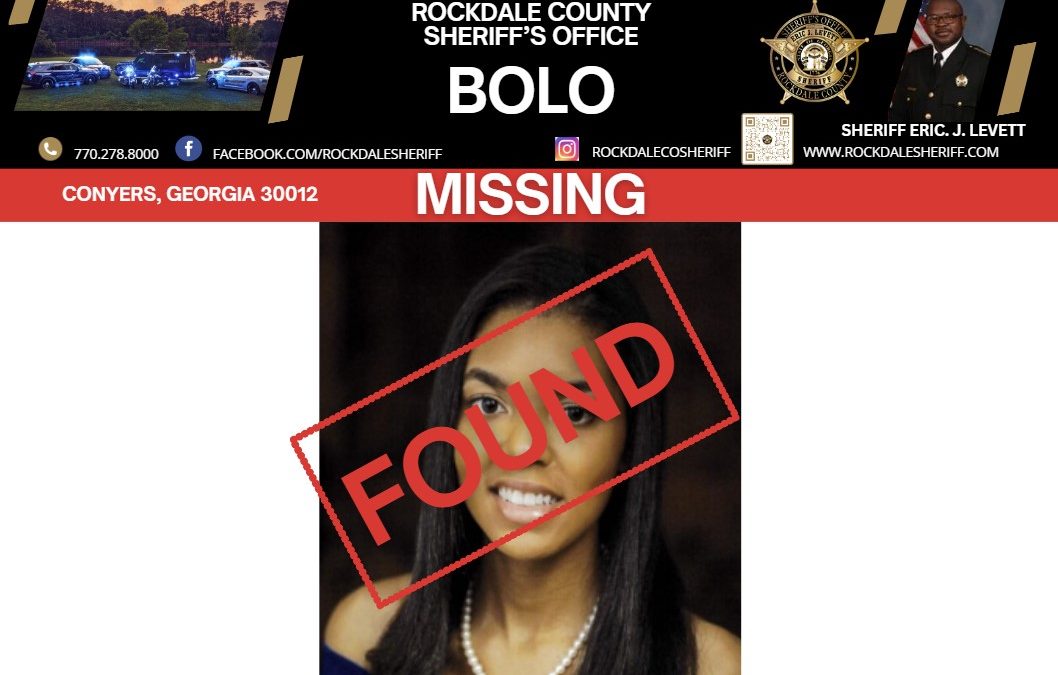 Missing Chloe Leigh Cooper - Rockdale County Sheriff's Office