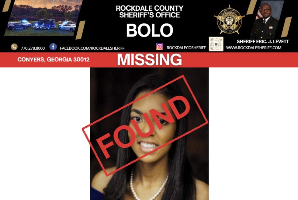 Missing Chloe Leigh Cooper - Rockdale County Sheriff's Office
