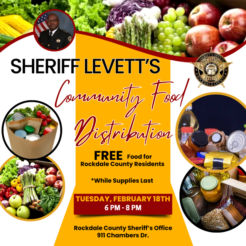 Sheriff Levett's Community Food Distribution - Rockdale County Sheriff ...